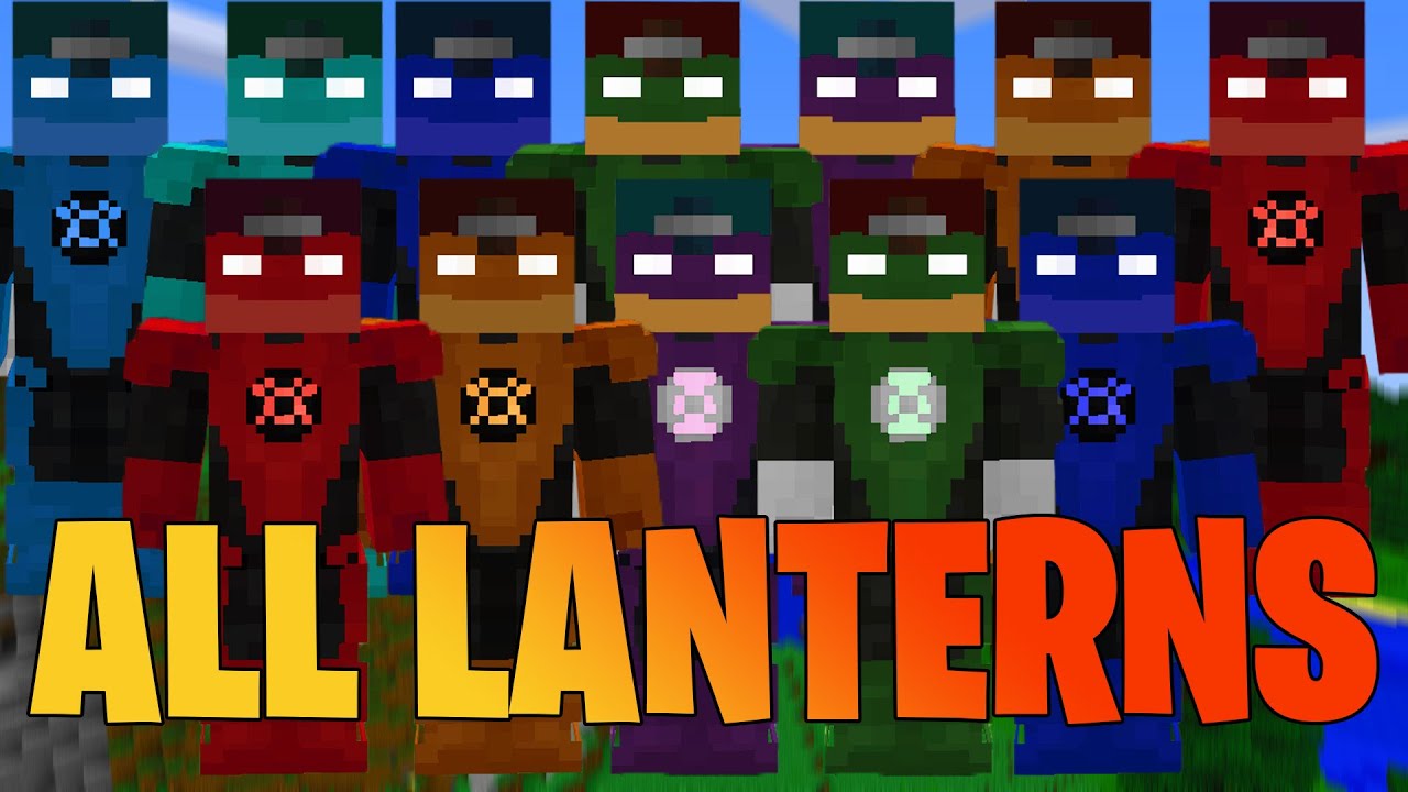 Every GREEN LANTERN in MINECRAFT! | minecraft - YouTube