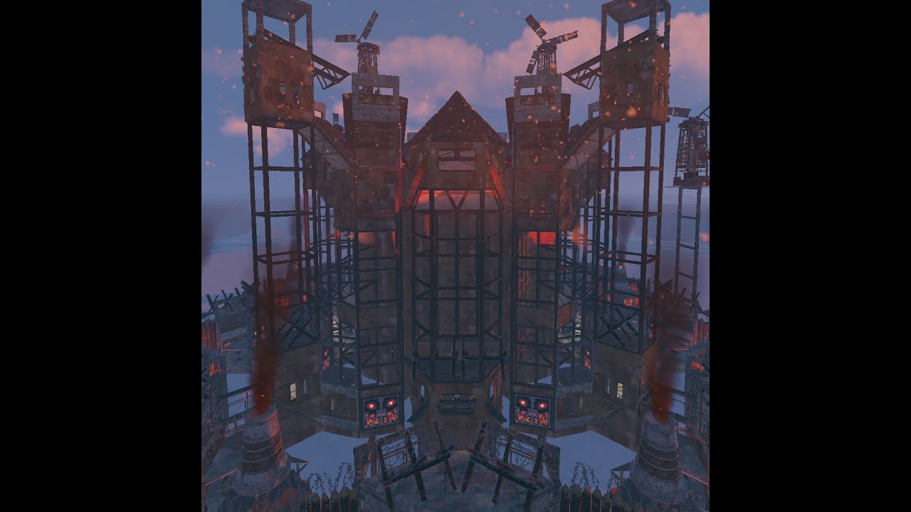 THE GREATEST 4X4 BASE IN RUST - The Korah - Open Core + Mountain Roof ...