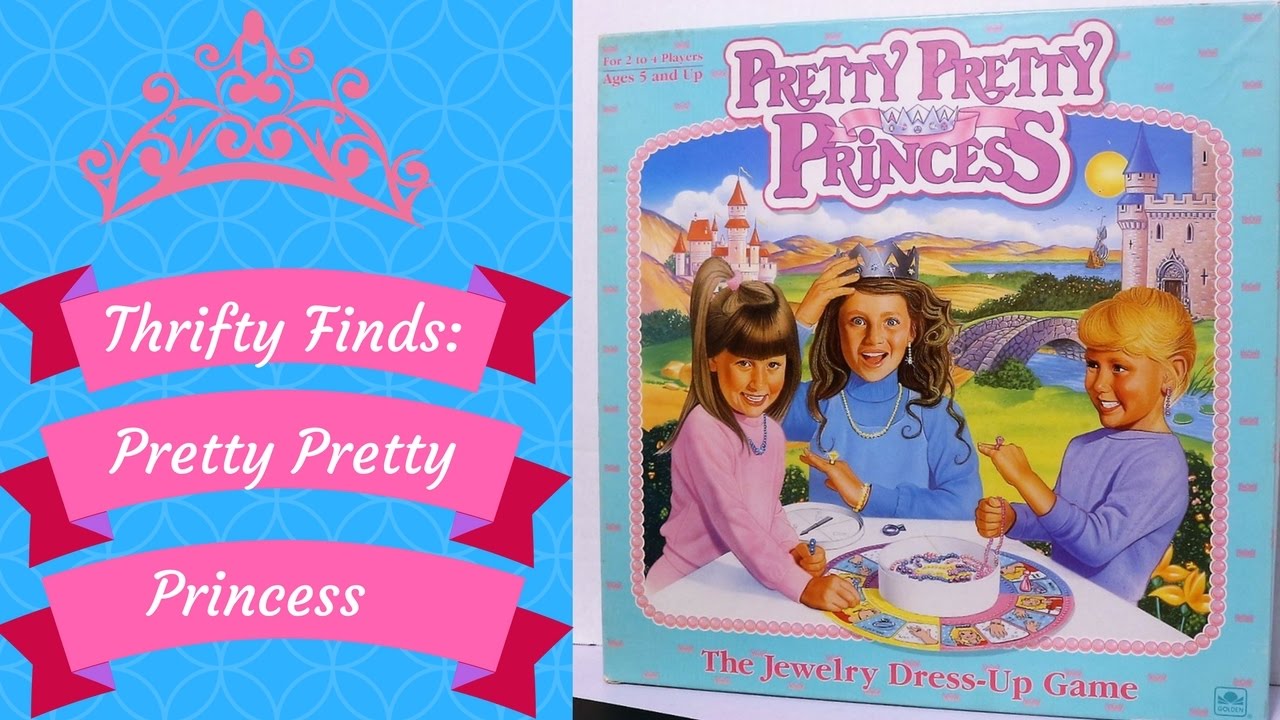 Thrifty Finds: 1990s Pretty Pretty Princess Game By Golden - YouTube