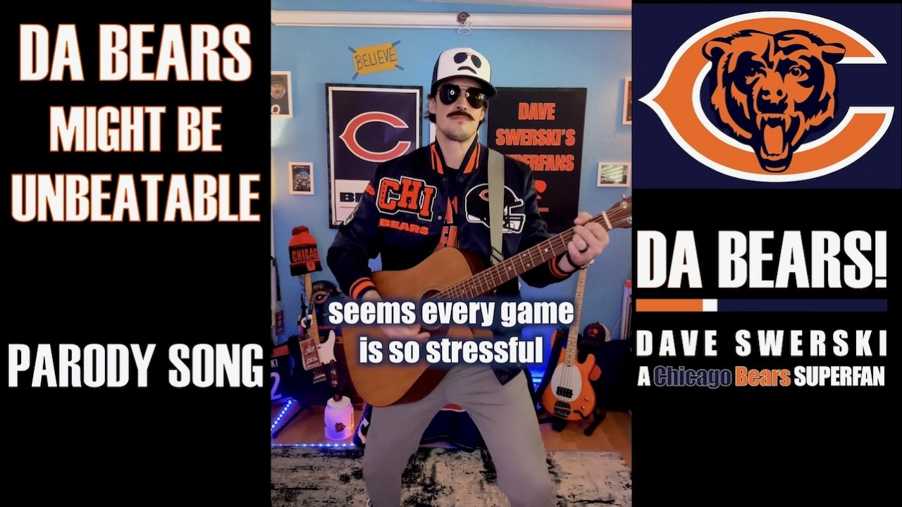 Da Bears might be unbeatable 👀🤯 a Chicago Bears Superfan parody song 🎬🕺 ...
