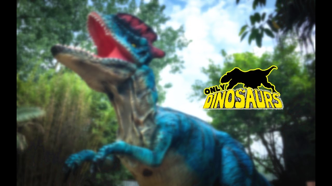 Dilophosaurus Costume by Only DInosaurs Production - YouTube