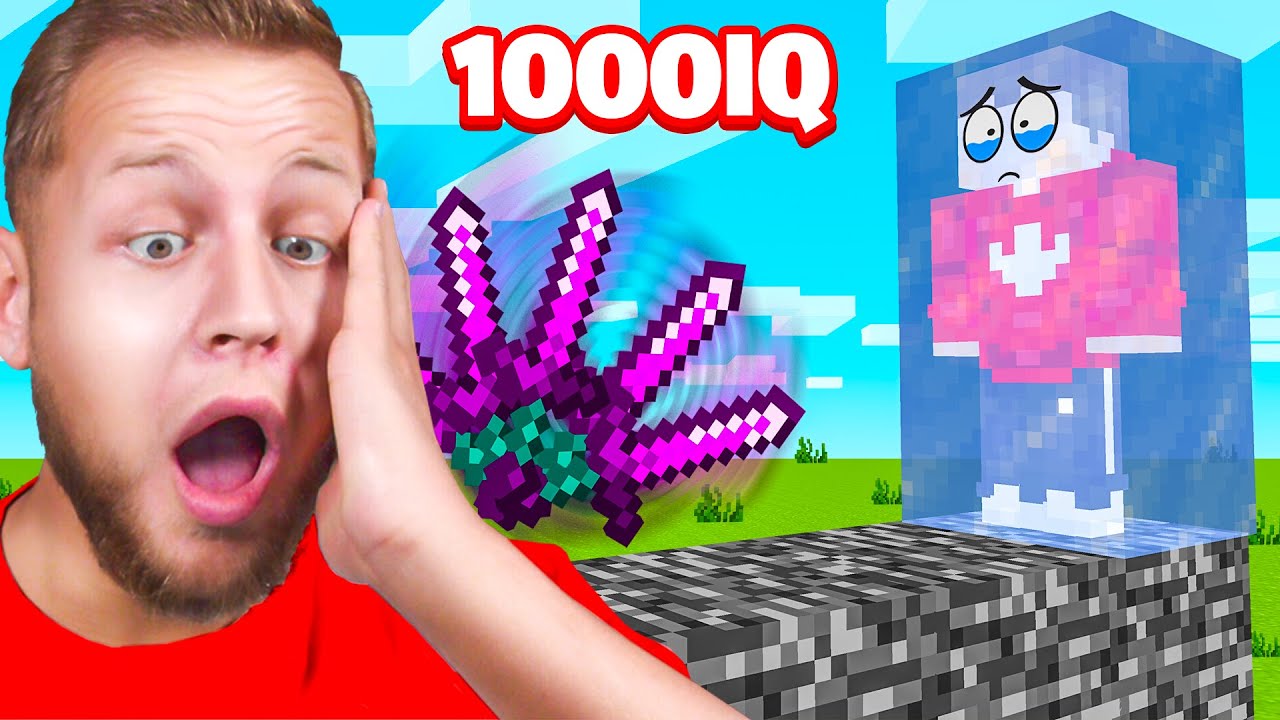 1000IQ PRO FALLEN in Minecraft - YouTube