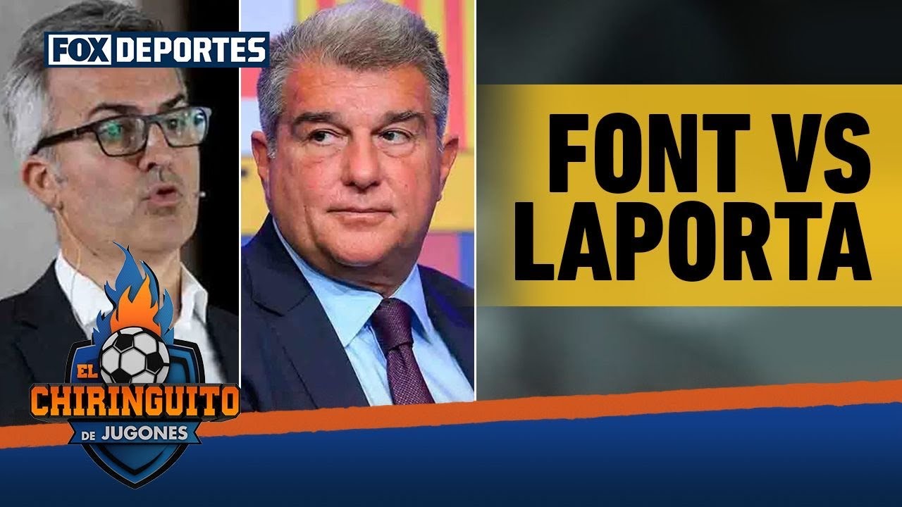 😲🤨 FONT VS LAPORTA. Víctor Font volvió al centro del debate | El ...