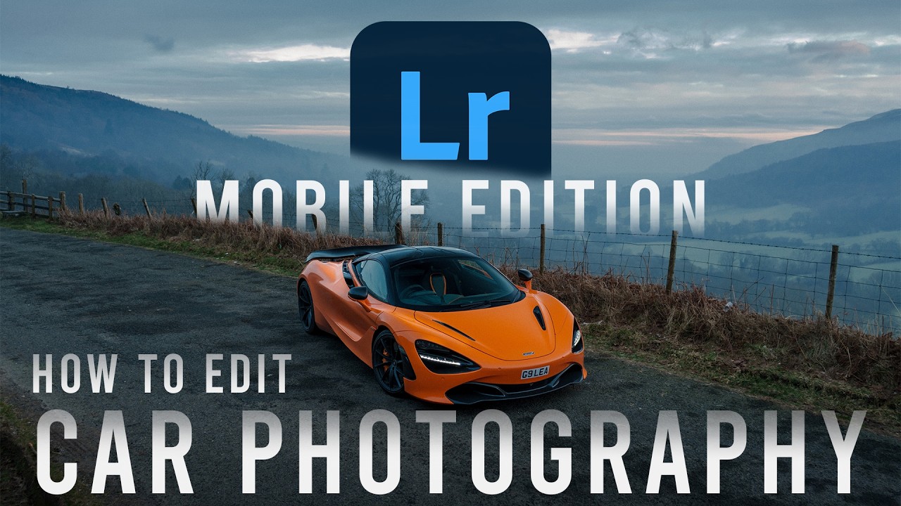 MOODY Car Photography Edits MADE EASY In Lightroom Mobile! - YouTube