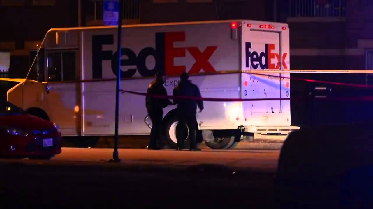 FedEx driver shot - YouTube