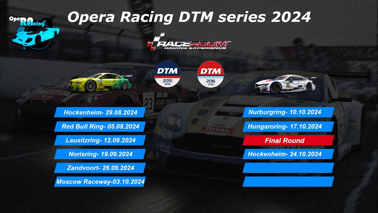 Opera Racing DTM series 2024 - YouTube