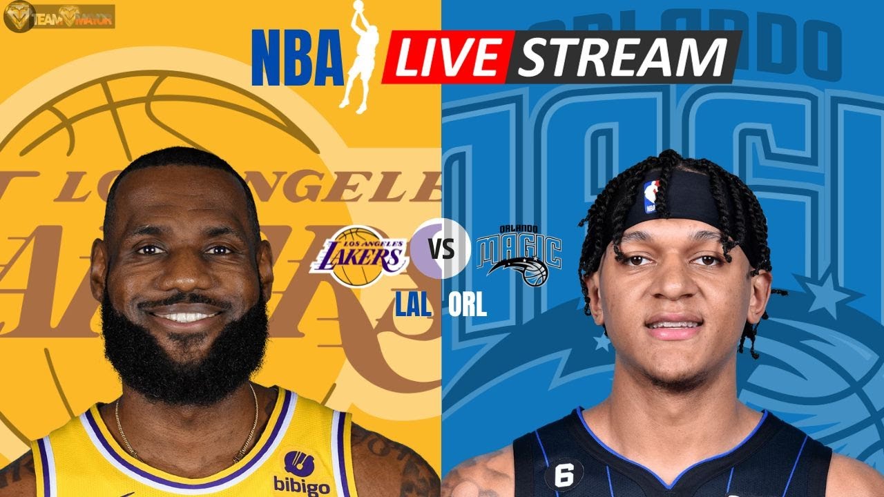 NBA Live Los Angeles Lakers vs Orlando Magic | Just Play TM Scoreboard ...