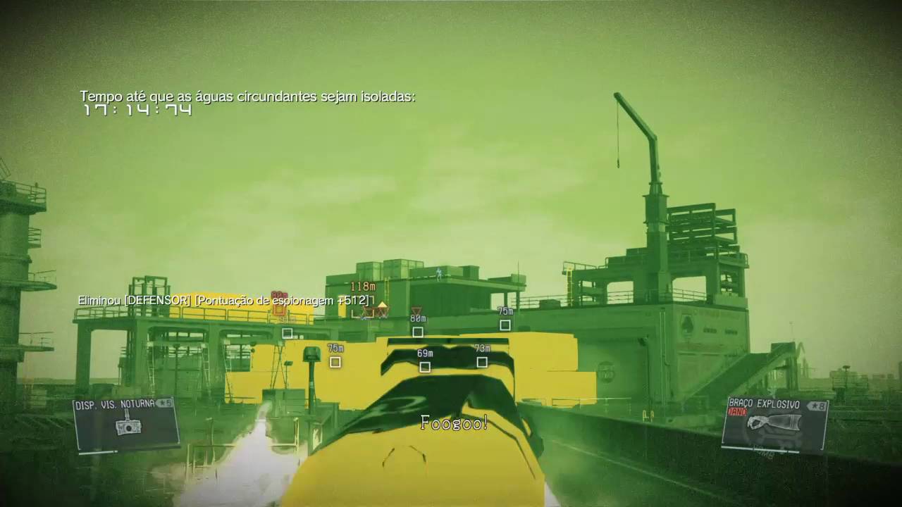 MGS 5- Me vs noob defender on base development plataform - YouTube