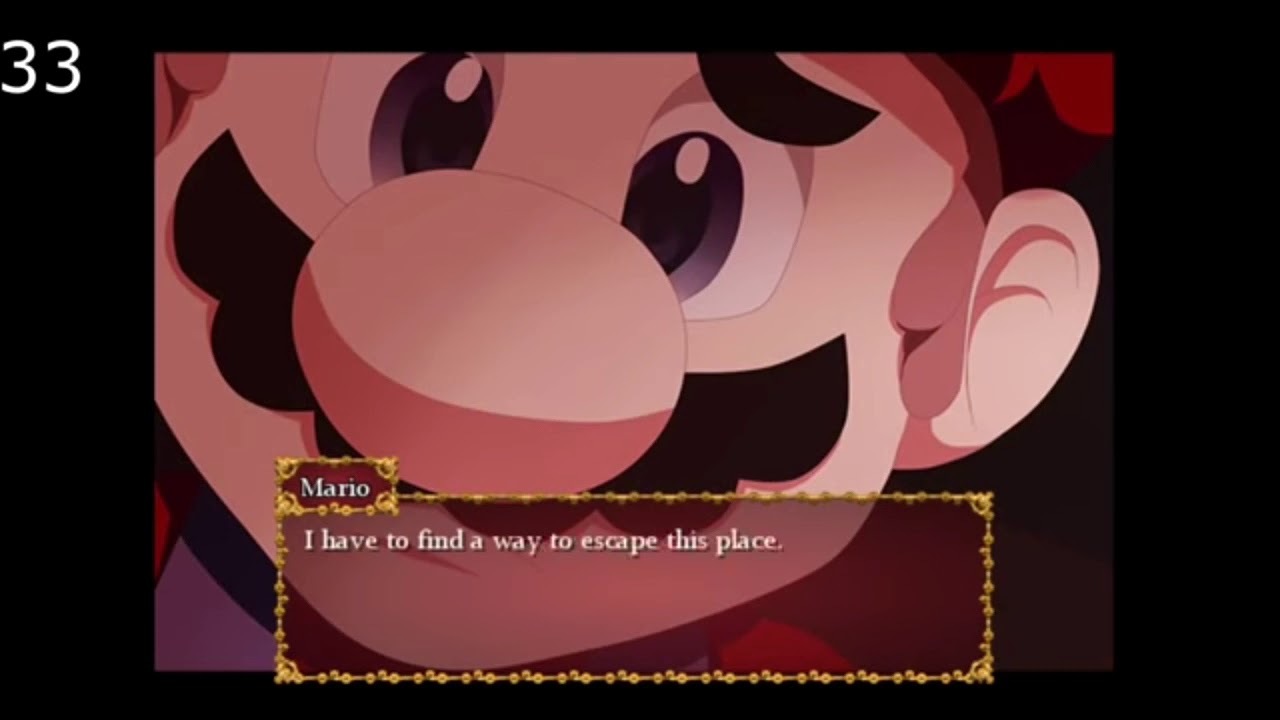 Mario died by psycho girl (game over scene) - YouTube