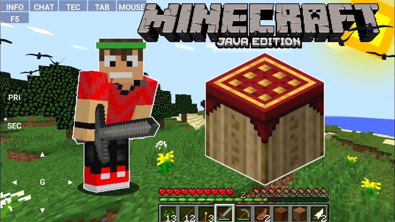 jogando com Mods de Minecraft Java edition no Celular - nova série ...