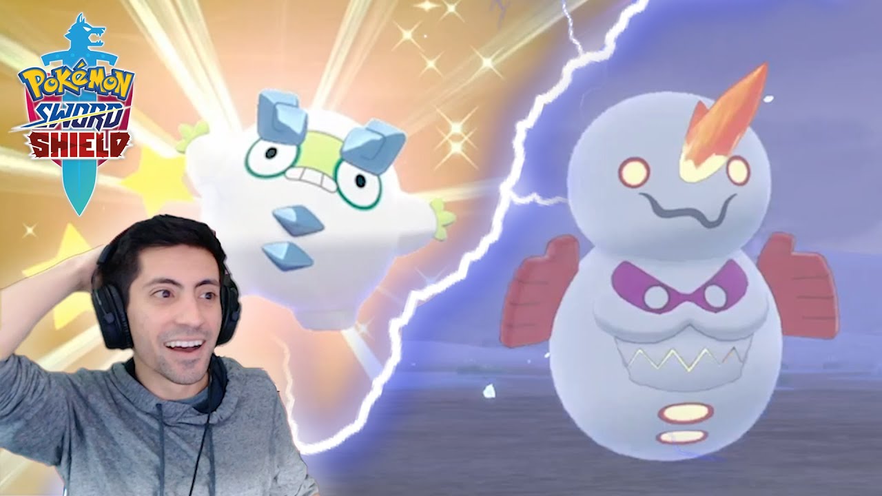 QUICK ZEN MODE DARMANITAN! Shiny Galarian Darumaka Reaction! SwSh Shiny ...