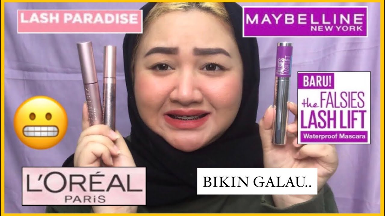 Mascara Battle : MAYBELLINE Falsies Lash Lift vs LOREAL Lash Paradise ...