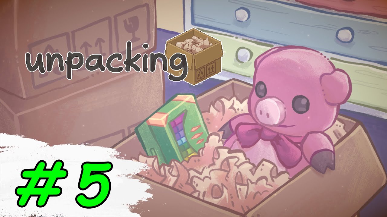 Прохождение игры Unpacking | #5 - YouTube
