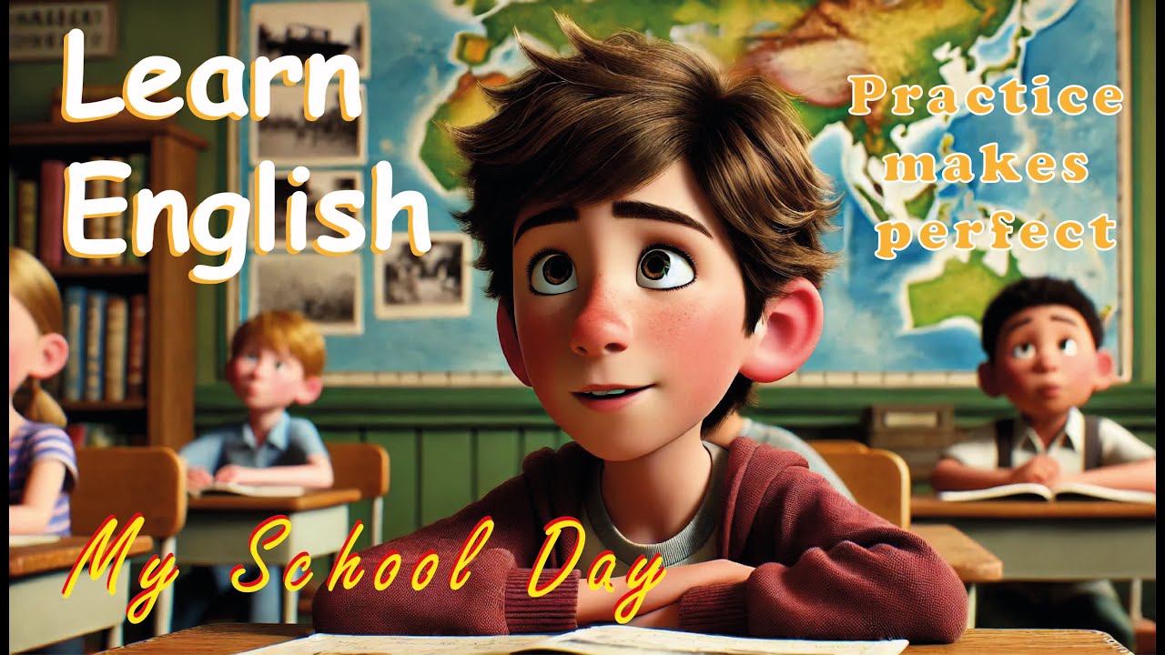 Alex School Day - Learn English Daily Through Story - Listening and ...