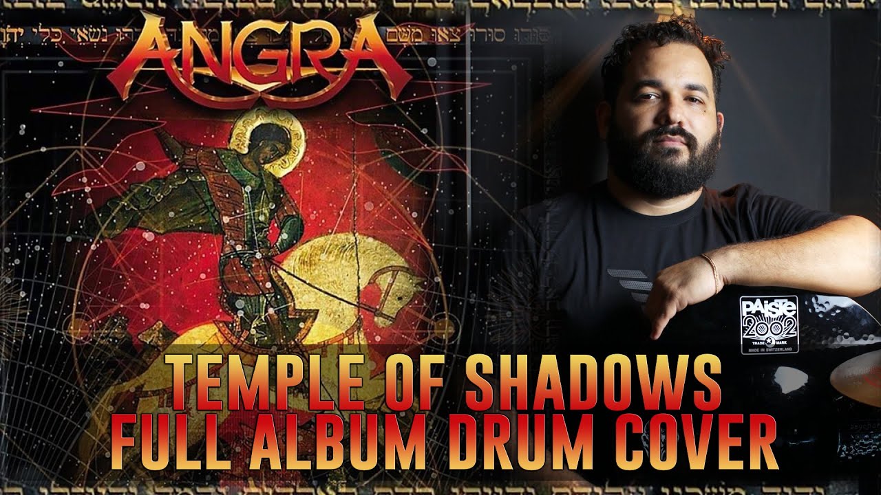 ANGRA - TEMPLE OF SHADOWS (FULL ALBUM) DRUM COVER - YouTube