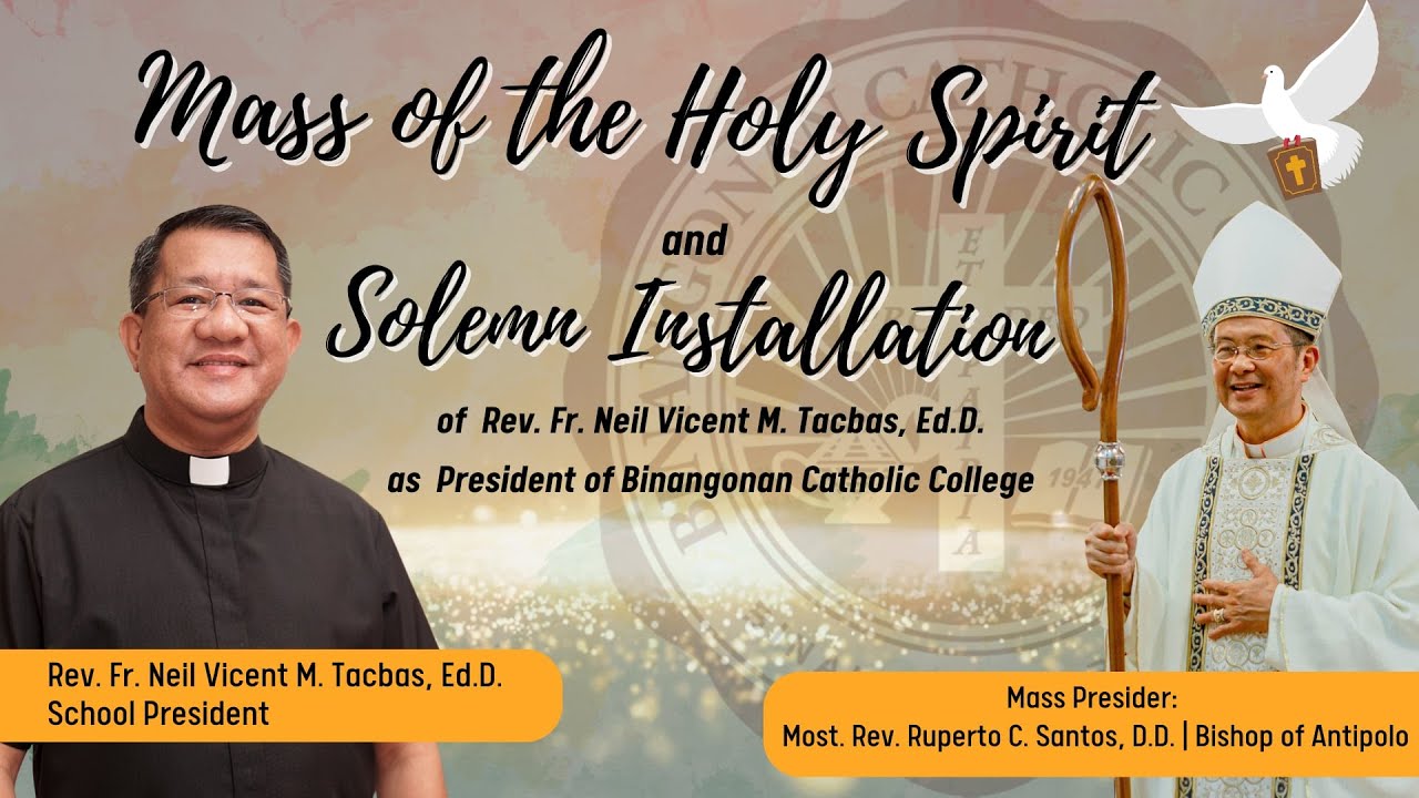 LIVE: Mass of the Holy Spirit 2024 and Installation of Fr. Neil as ...