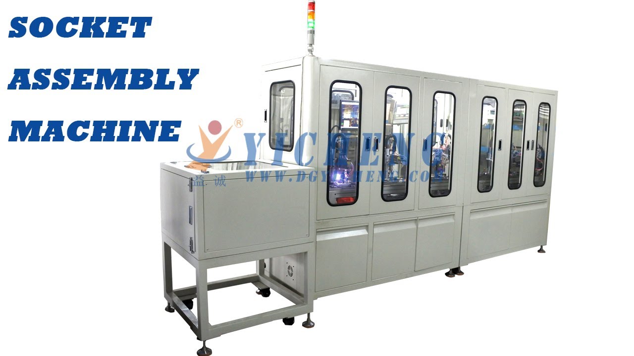 High Speed Socket Assembly Machine - YouTube