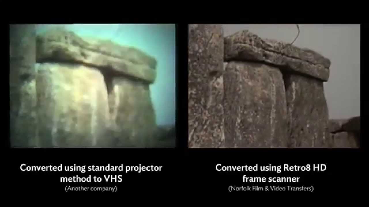 Compare VHS to Retro8 - YouTube
