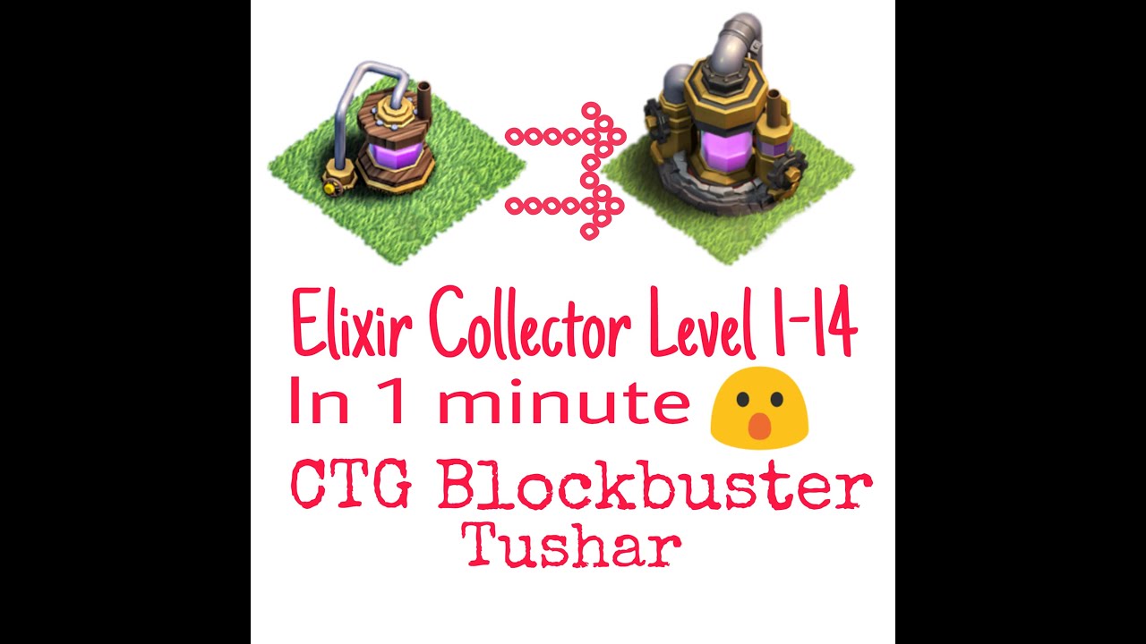 Elixir Collector Upgrade max level | Clash of Clans | CTG Blockbuster ...