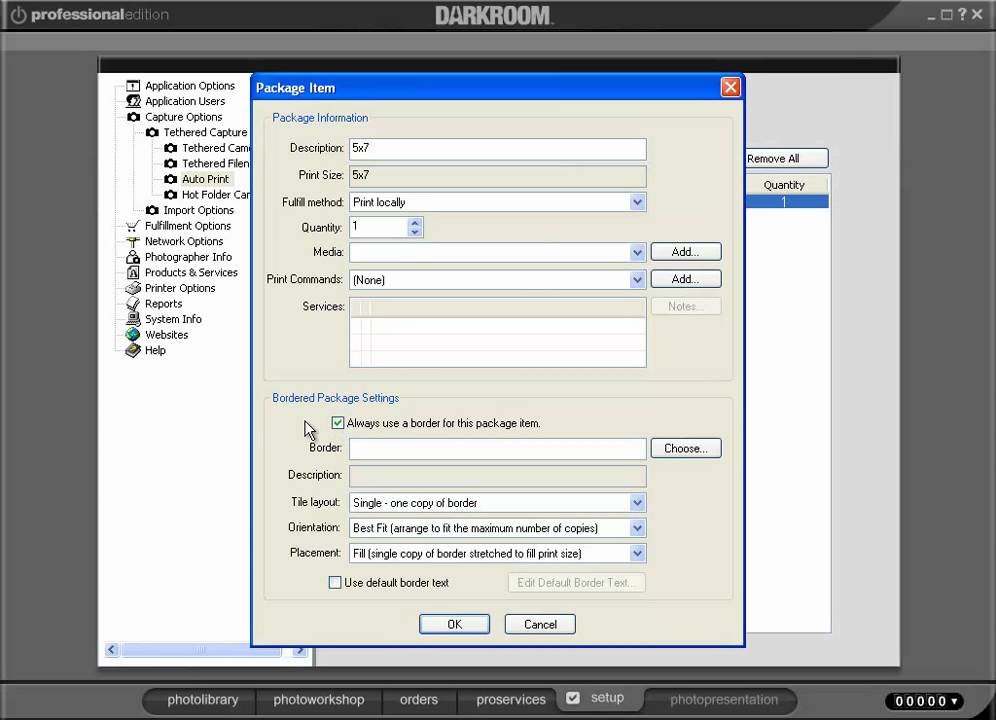 Auto Print in Darkroom Software - YouTube
