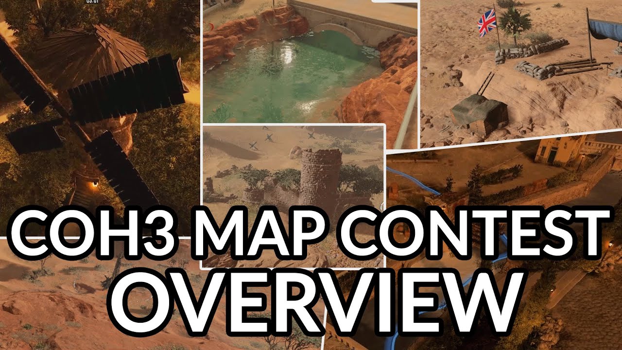 CoH3 Map Contest Overview of my favourites - YouTube