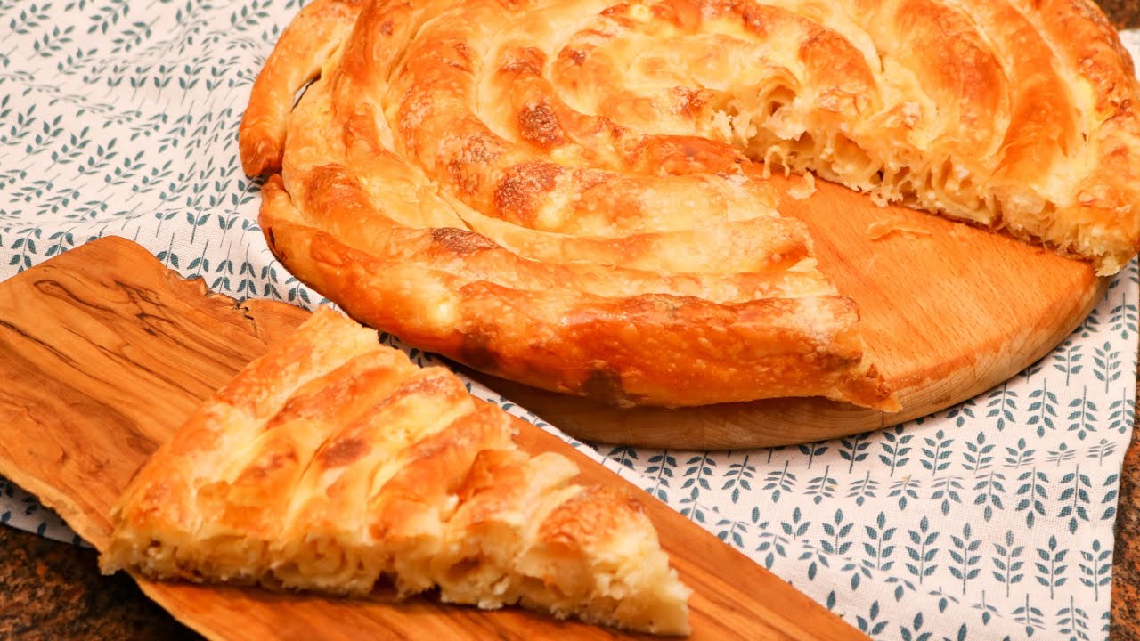 Maznik - Balkan pita with cheese - YouTube