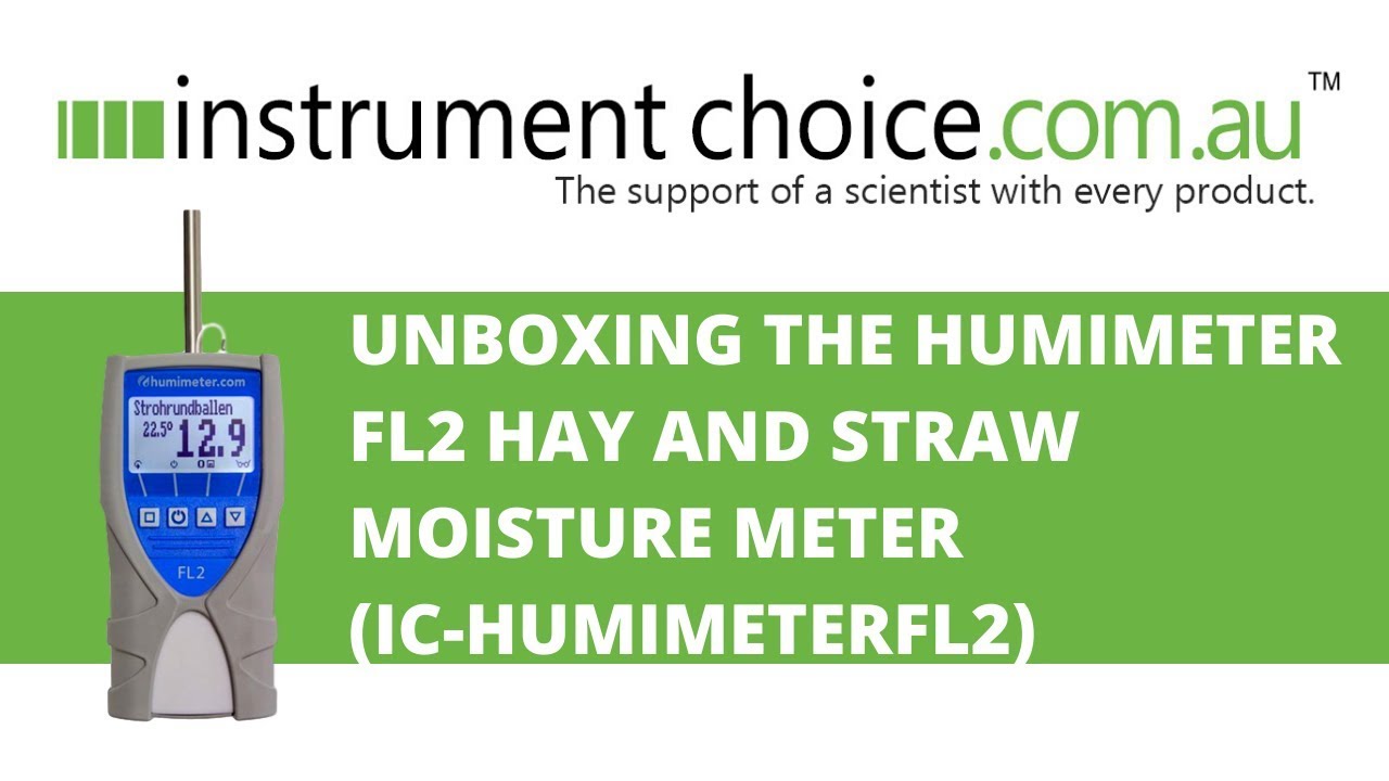 Unboxing the Humimeter FL2 Hay and Straw Moisture Meter (IC ...