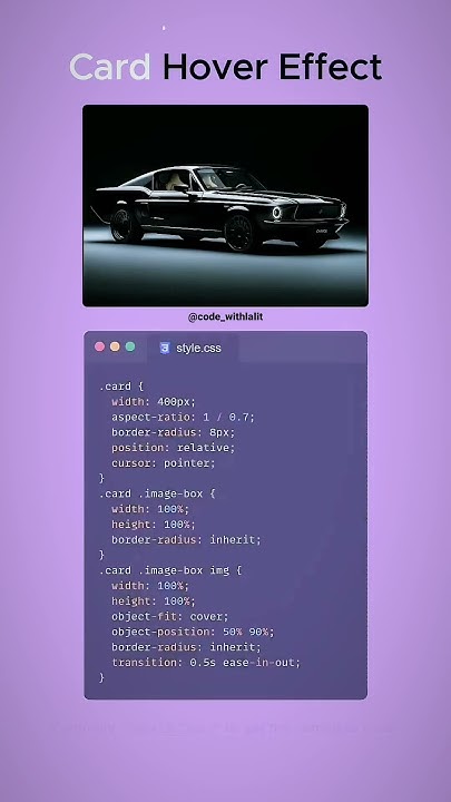 Card Hover Effect Using Css And Html Coding Programming 2024 Softwaredeveloper Cssanimation
