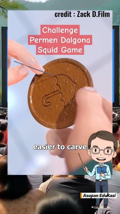 CARA MENANG Tantangan Permen Dalgona Squid Game #shorts #faktamenarik #tipsandtricks #edukasi # ...