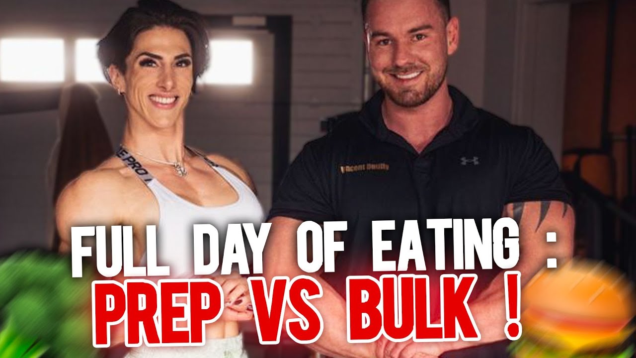 FULL DAY OF EATING: Prep vs Bulk - YouTube