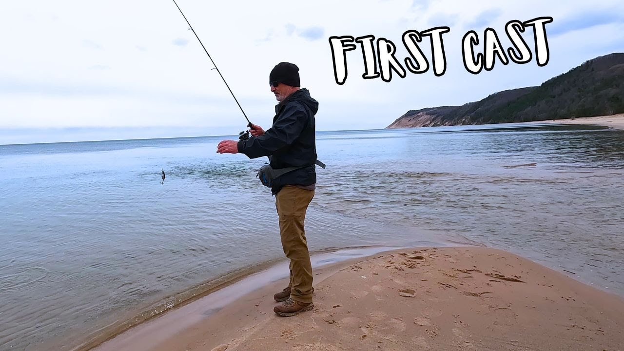 Fishing Lake Michigan | Steelhead, Browns and a Bugle - YouTube