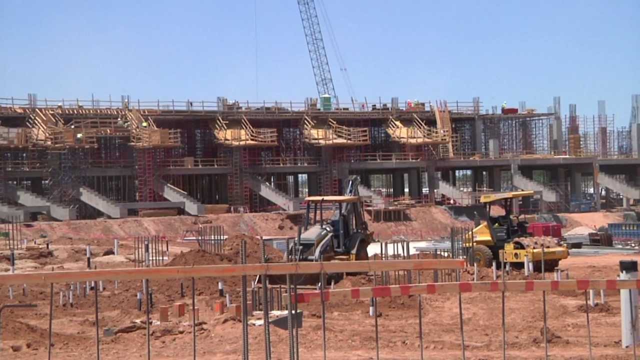 Colby Howell - PKG Baylor Stadium Construction Tour - YouTube