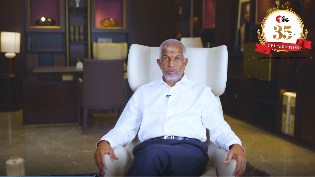 The Chairman, Dr. Rameswar Rao on celebrating 35 years of My Home ...