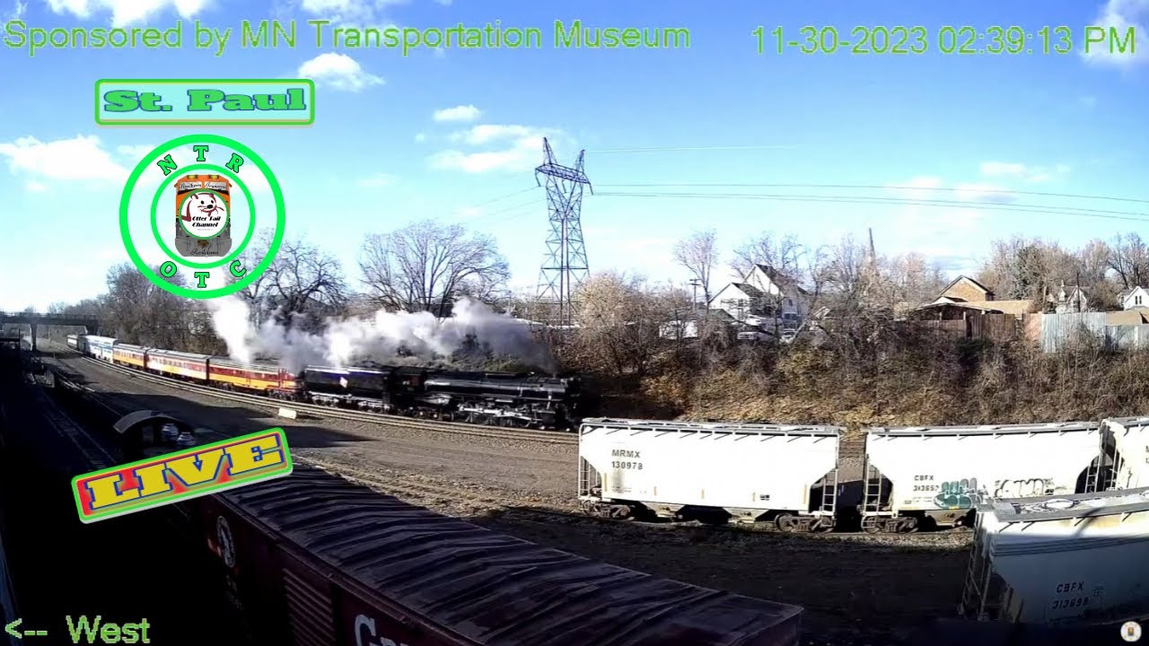 St. Paul Cam | BNSF Midway Sub | Northern Transcon Railcams - YouTube