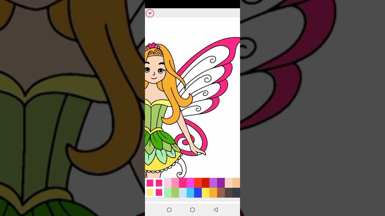 menggambar mewarnai gambar princess, peri, putri cantik - YouTube