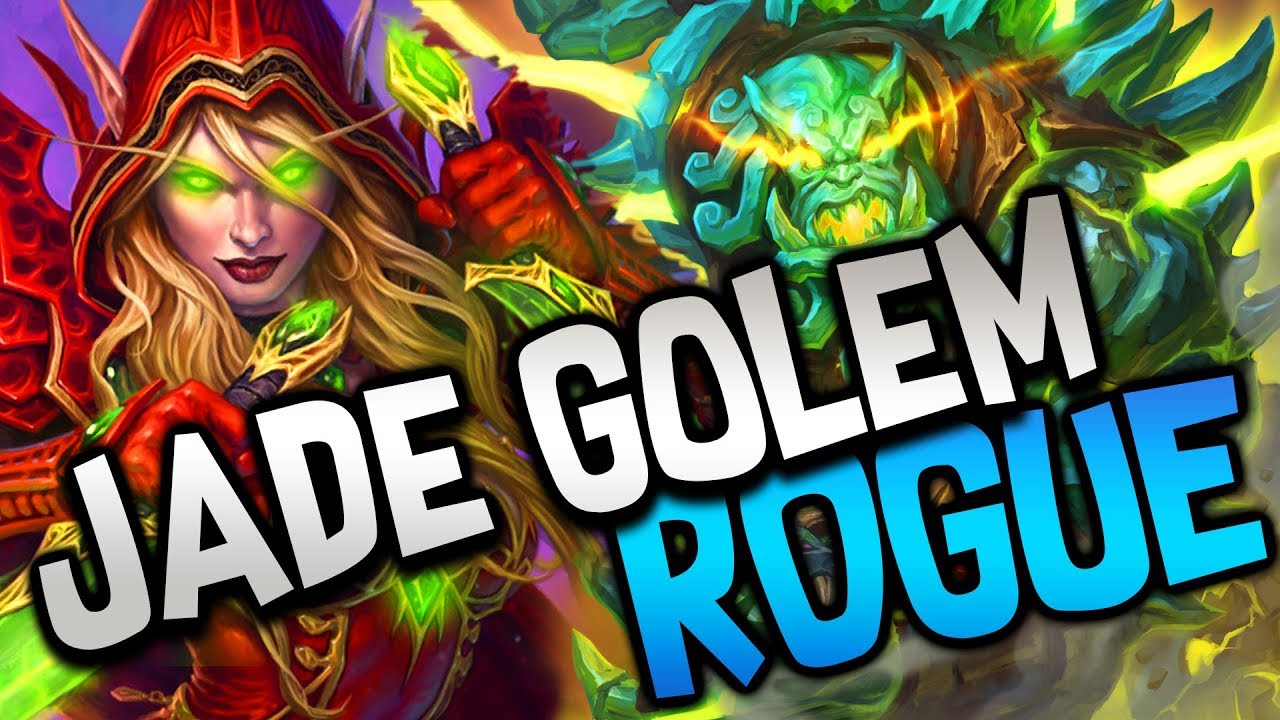 Hearthstone: Jade Golem Rogue Deck Test - YouTube