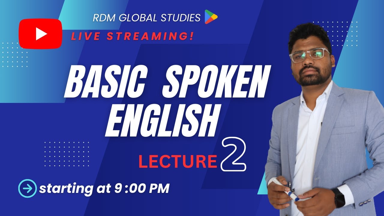 ENGLISH SPOKEN CLASSES - YouTube