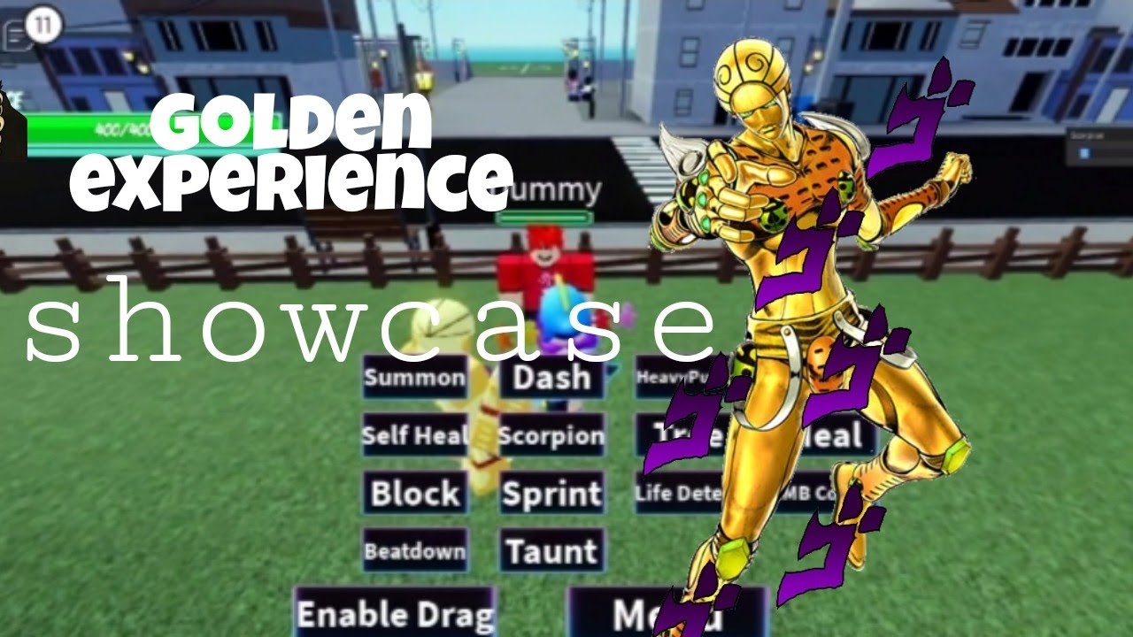 roblox new aut ( golden experience showcase) - YouTube
