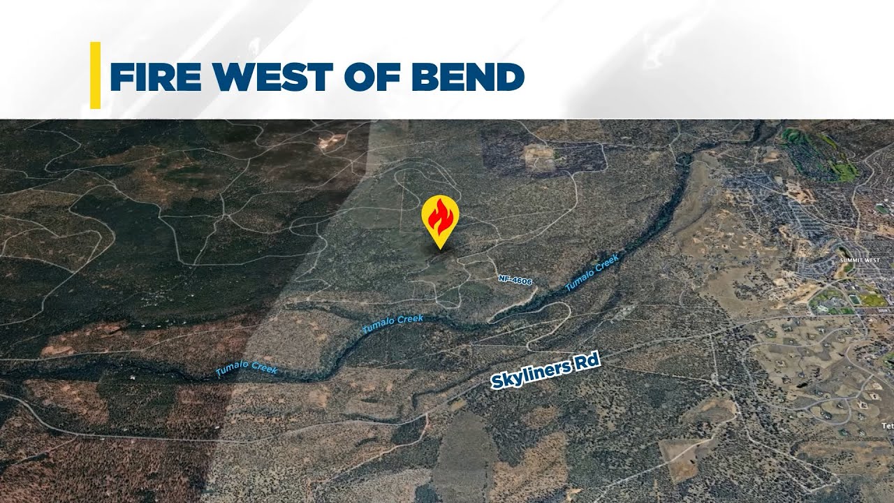2-acre wildfire west of Bend; forward progress stopped - YouTube