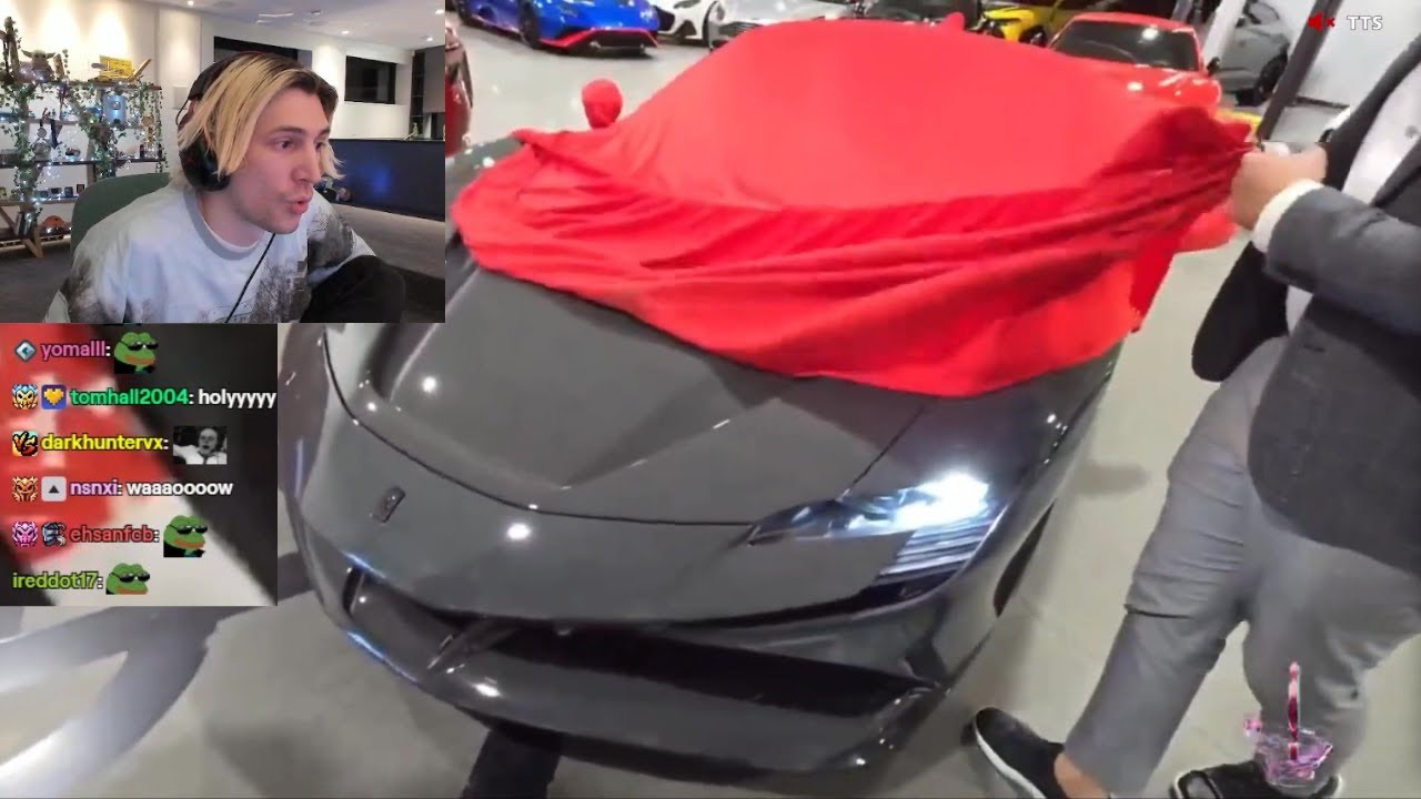 xQc Shocked by Agent00 Buying a Ferrari SF90 Stradale - YouTube