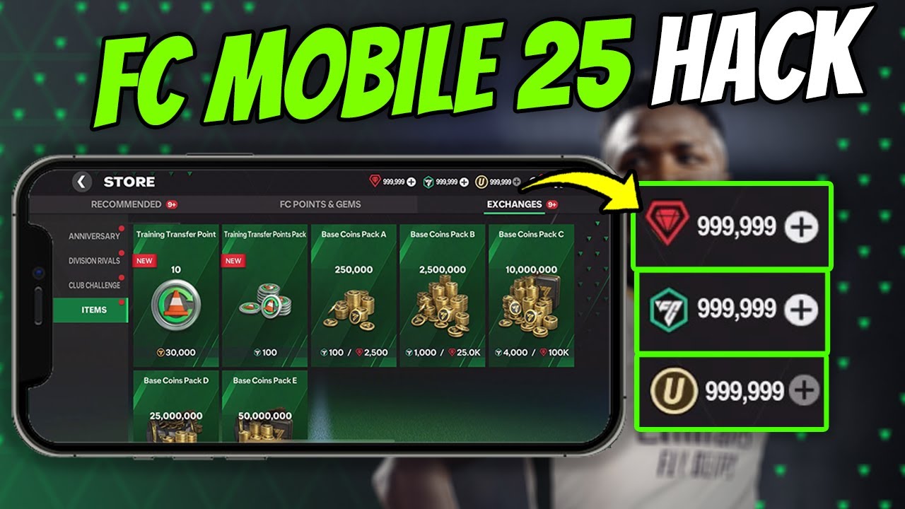 FC Mobile 25 HACK/MOD How to Get Unlimited Coins and Points 🔥 iOS ...
