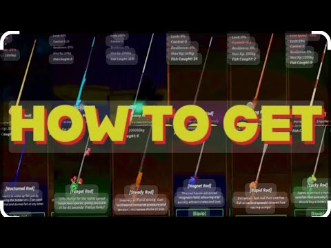 How to get all the new rods in the Atlantis update - YouTube