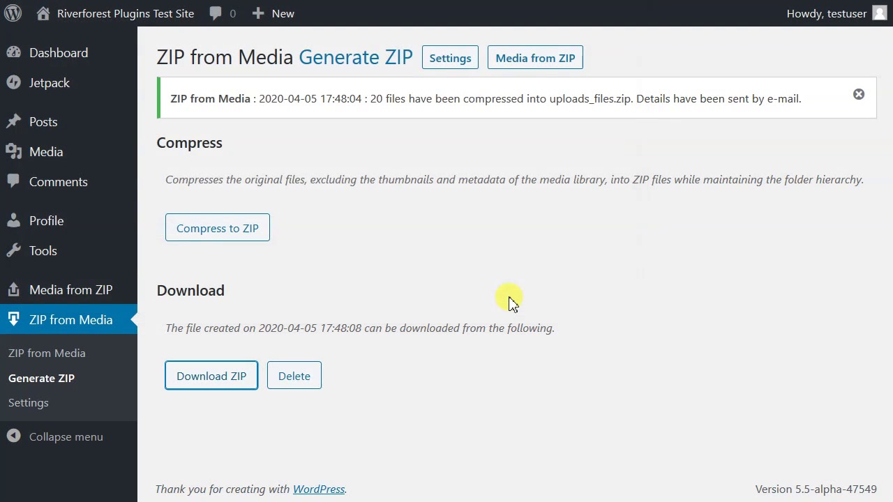 ZIP from Media - YouTube