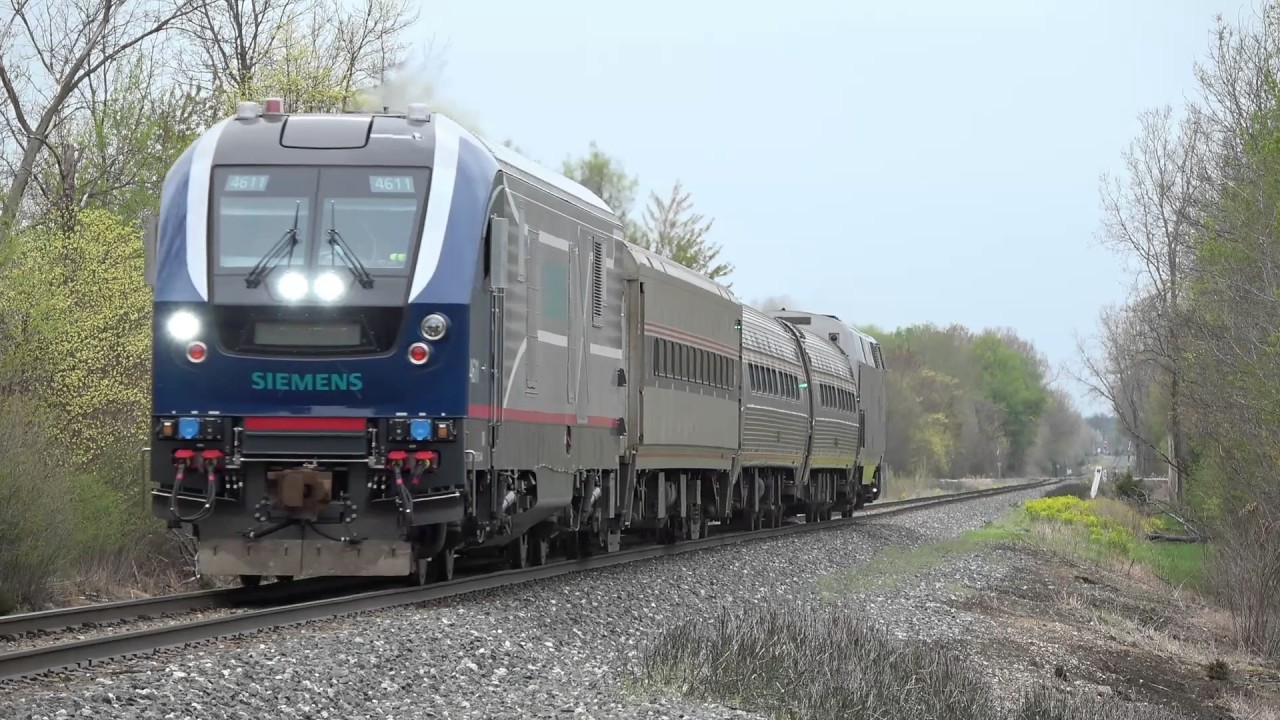 TRRS 500: Siemens SC-44 Charger - Michigan Debut Test Train! - YouTube