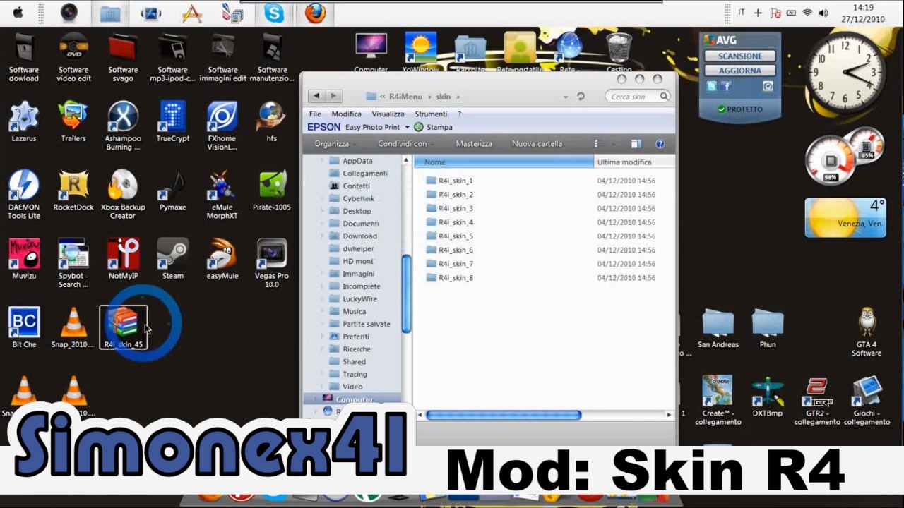 Come modificare Skin / Tema R4 Nintendo MODIFICA - YouTube