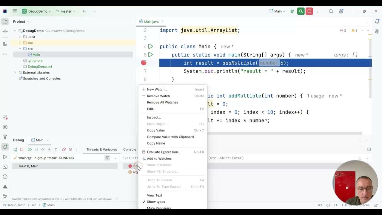 Introduction to debugging in IntelliJ - YouTube