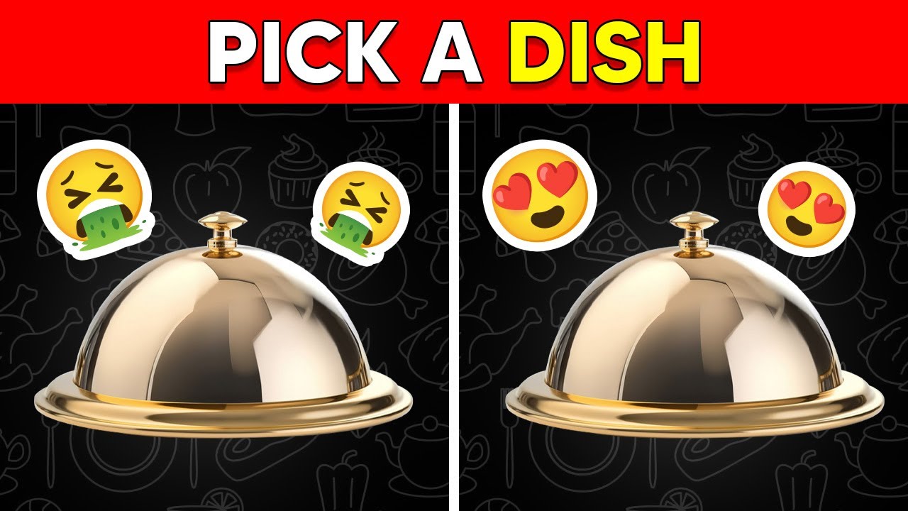 Choose One Dish! 😱Pick One Kick one🍔🍟 | Food Edition #wouldyourather ...
