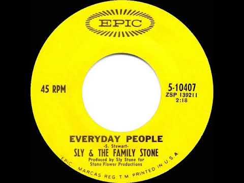 1969 HITS ARCHIVE: Everyday People - Sly & the Family Stone (a #1 ...