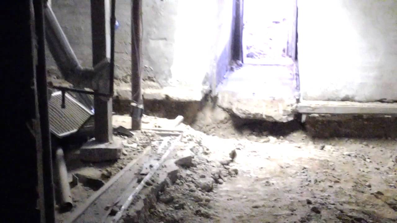 Crawl Space Dig out Basement Littleton - YouTube