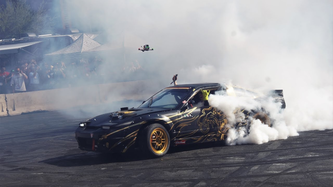 INSANE burnout contest - SEMA 2019 - YouTube